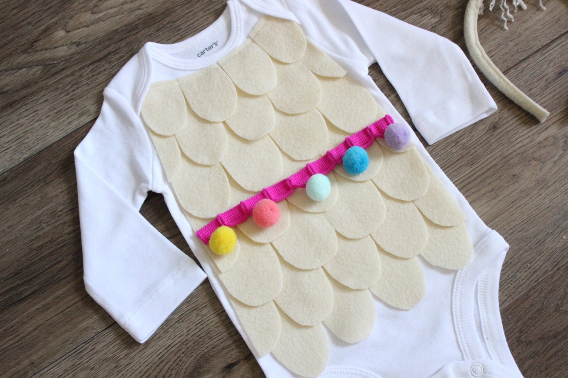 Baby Halloween Llama Costume Outfit With a Headband Baby Llama | Etsy