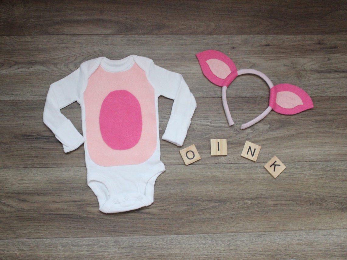 Halloween Piggy Costume Baby Pig Costume Baby Outfit With - Etsy