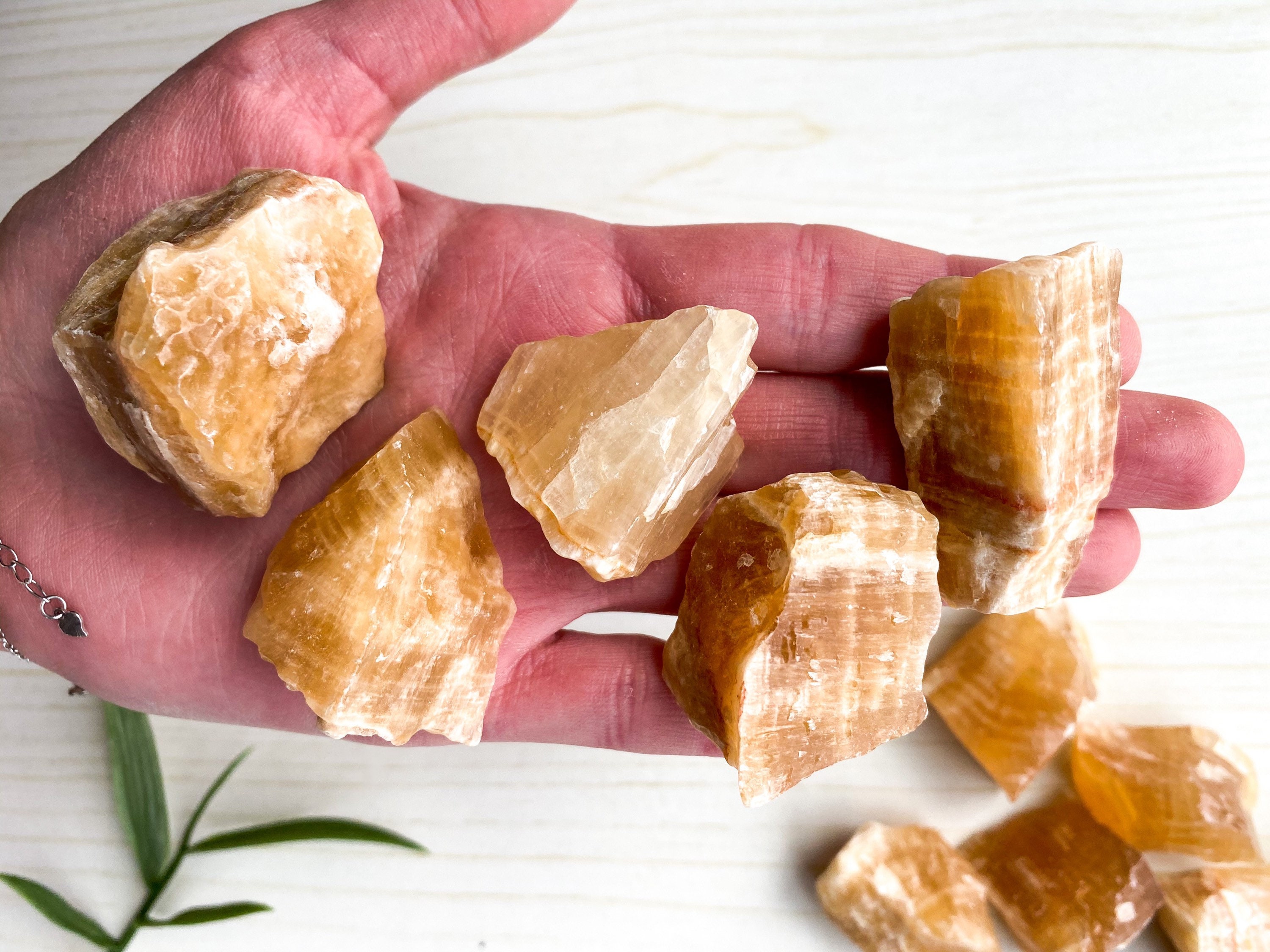 Honey calcite chunks yellow calcite pieces yellow calcite | Etsy