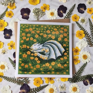 Buttercup the Dragon Art Print / Magical Creature / Whimsical Fantasy ...
