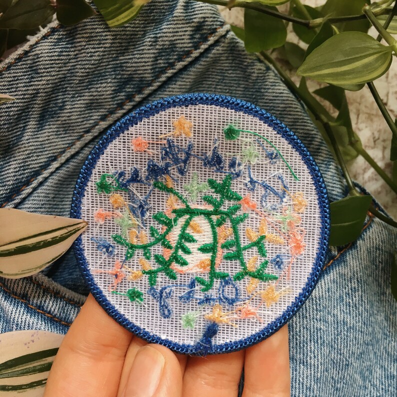 Good Vines Only / Positive Plant Patch / Embroidered Patches / Self ...