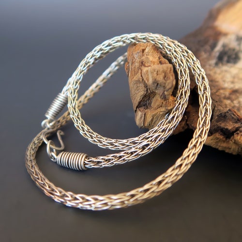 Viking Knit Chain Wire Jewelry Tutorial PDF File Instant - Etsy