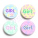 Kawaii Gender 4 Pin Pack: BOY Trans Rights Non-binary Kawaii Baby He ...