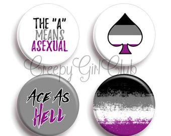 Ace Scape Discreet Pride Pin series 2 - Etsy