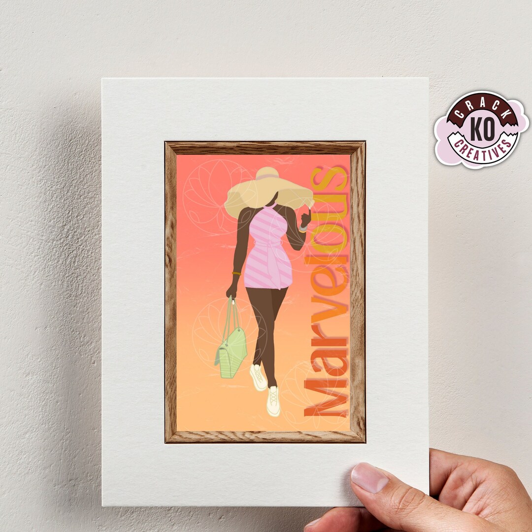 Black Girl Magic: Marvelous Art Print Illustration - Etsy