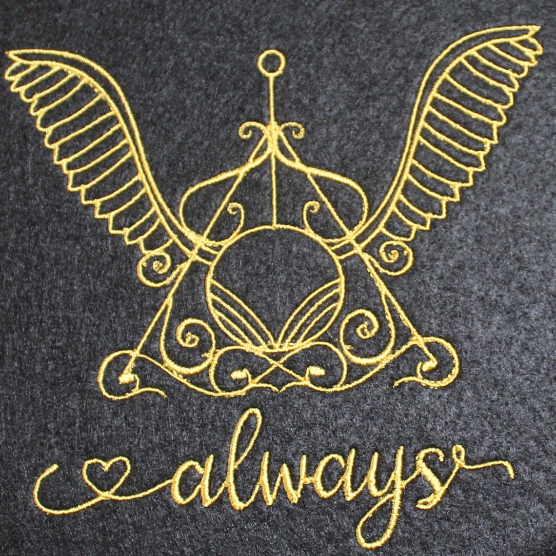 Harry Potter Deathly Hallows Saying Always Symbol Severus | Etsy