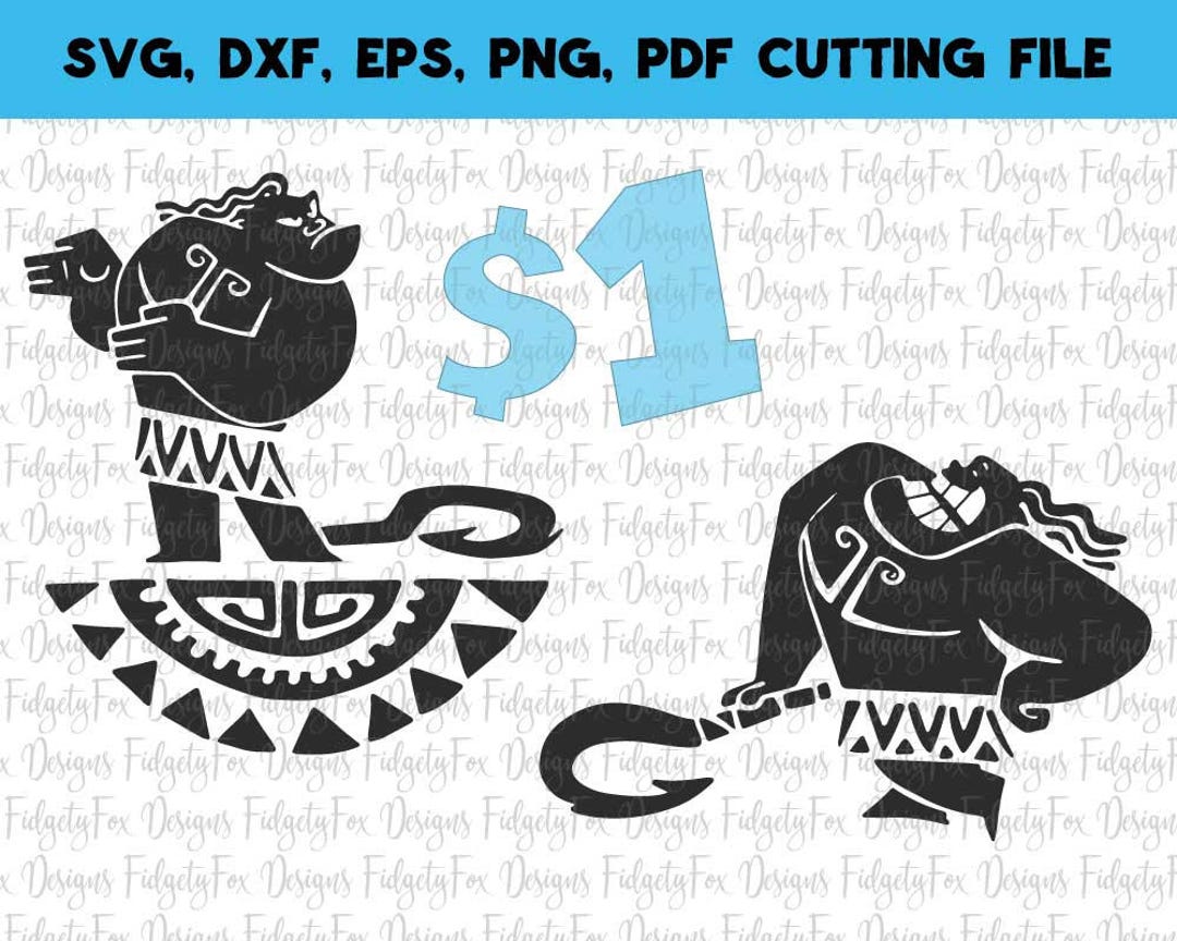 Maui Moana Svg File Maui Svg Bundle DXF Eps Pdf Png - Etsy Australia