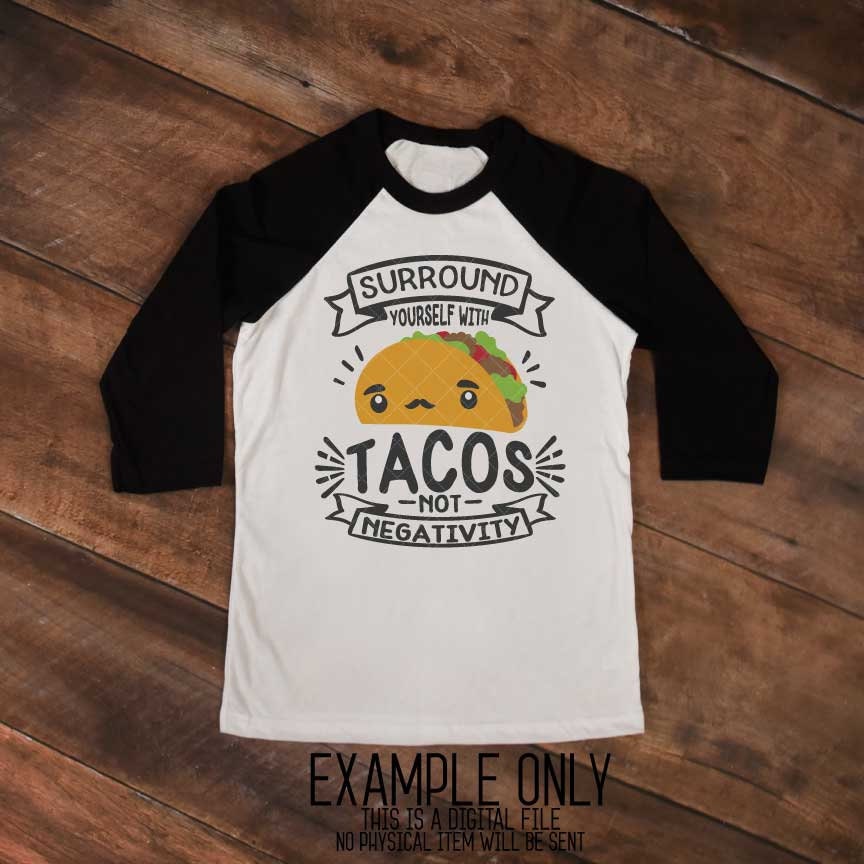 Taco Tuesday Svg Fiesta Svg Taco Clip Art Taco Svg Kawaii - Etsy