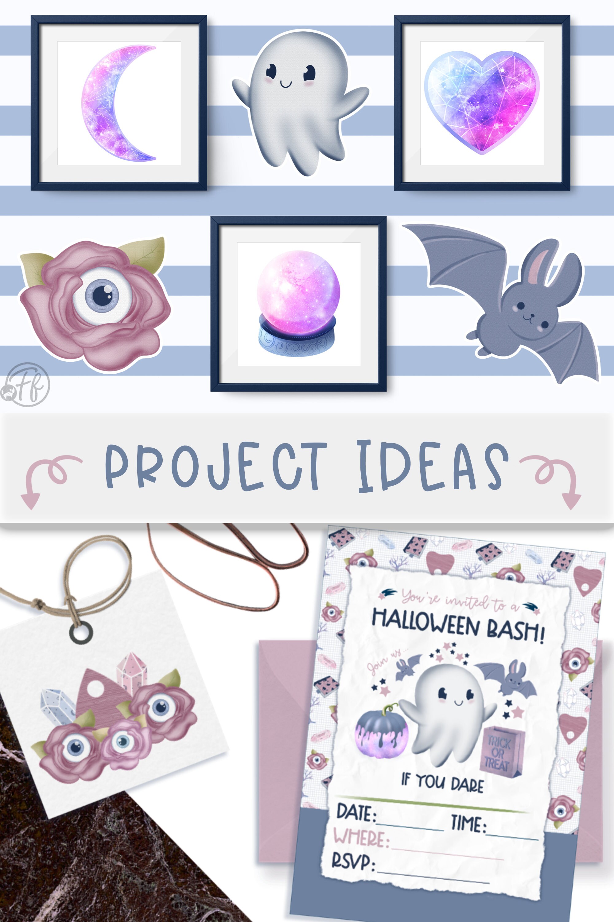 Magical Halloween Clipart Bundle Holiday Clipart Halloween - Etsy