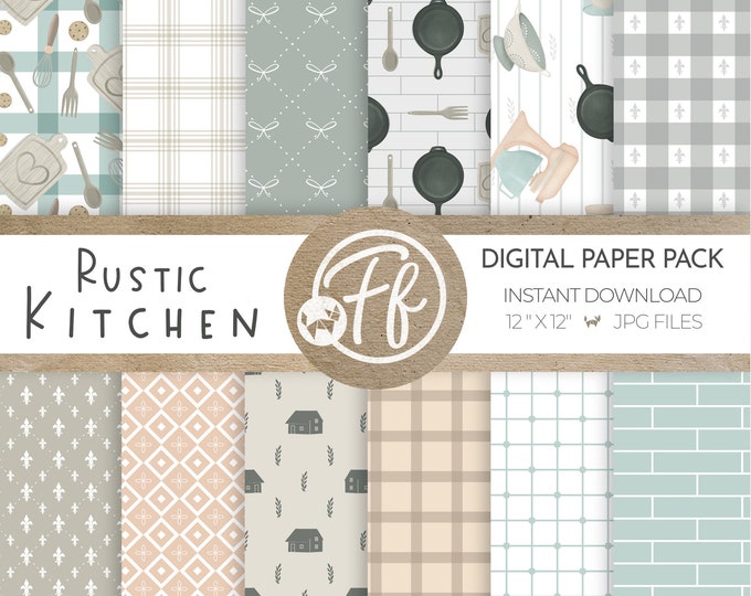 Retro Housewives Seamless Digital Paper Pack, 1950s Seamless Digital ...