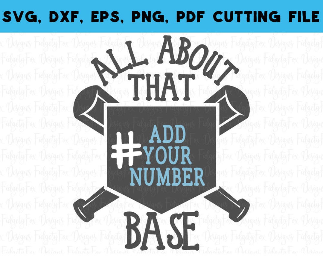 All About That Base SVG, DXF, Eps,pdf Png Files for Cutting Machines ...
