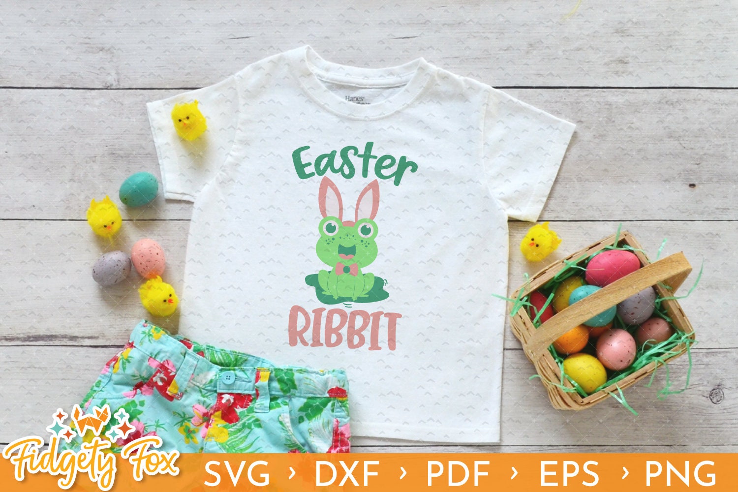 Easter SVG Bundle Easter Ribbit SVG Cute Frog Clipart First | Etsy