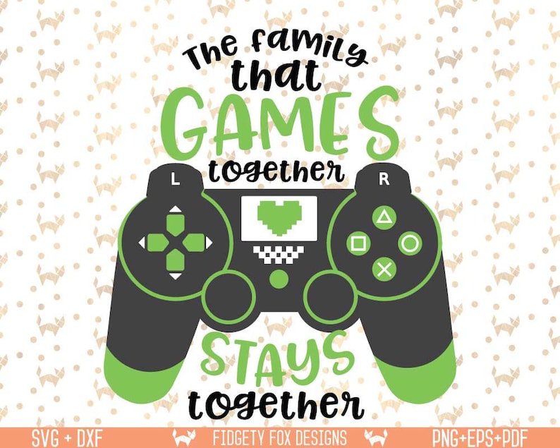 Gamer Family Svg Gamer Cut File Dxf Gamer Svg Svg EPS - Etsy