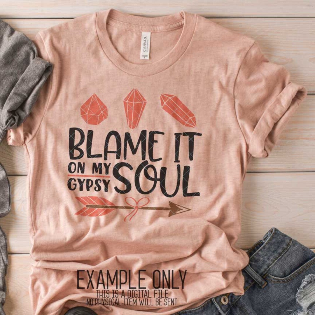 Gypsy Soul Svg, Arrow Svg, Festival Svg, Crystals Svg, Gypsy Svg ...