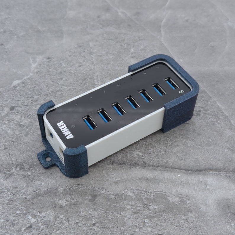 Wall / Desk Mount for Anker 7 or 10 Port USB Data Hub - Etsy