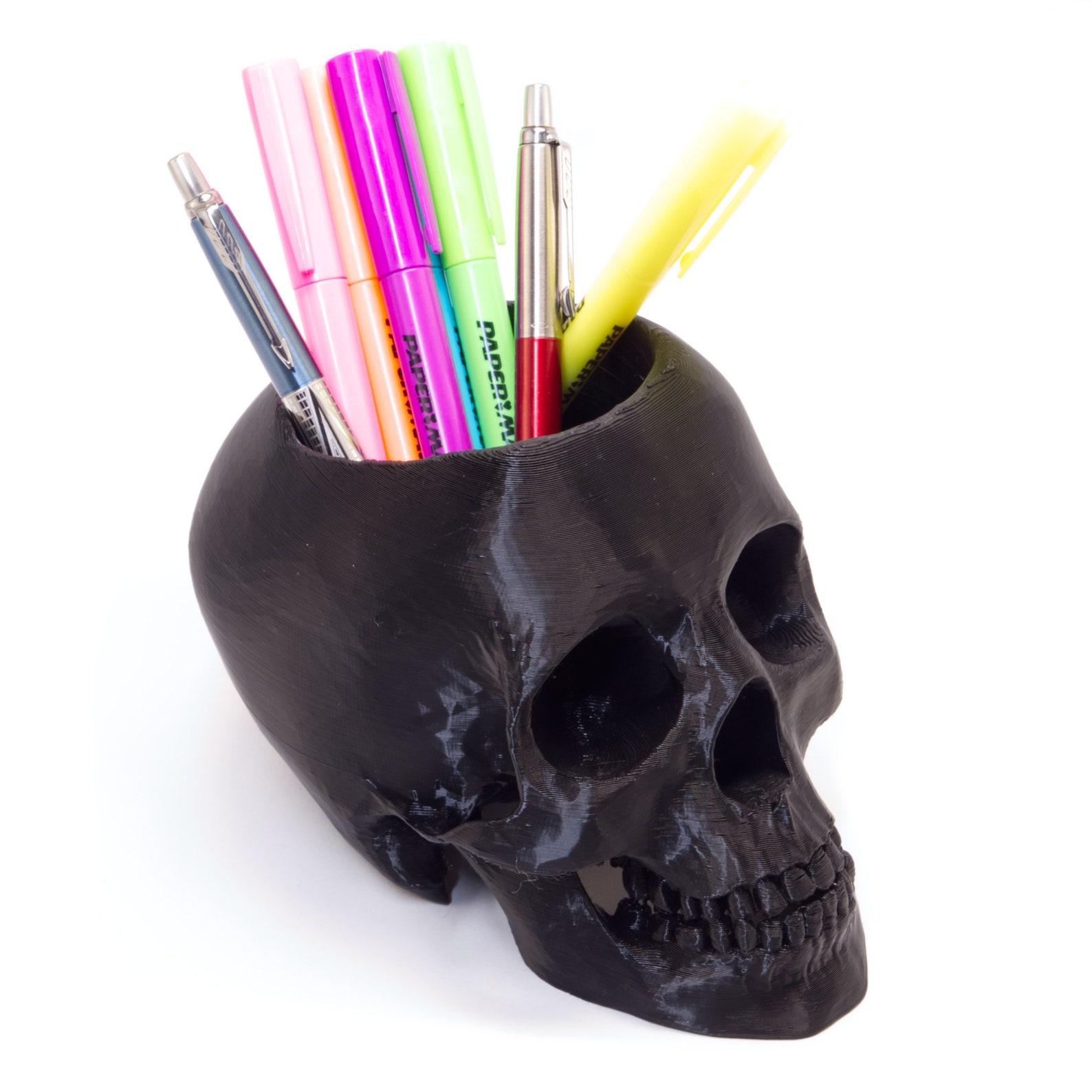 Realistic Skull Pen Holder - Etsy