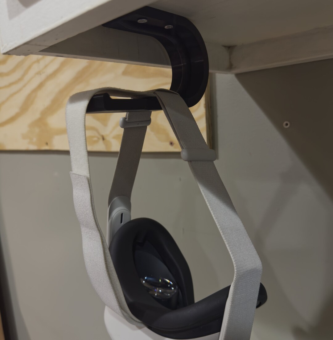 VR Headset Under Desk / Shelf Hanger - Etsy