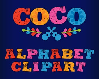 Coco alphabet | Etsy