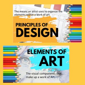 Elements of Art & Design Principles – High School Art Lesson (PDF) - Etsy