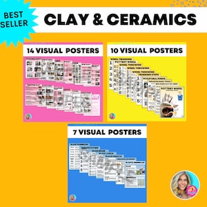 Visual Art 30 Clay Posters for the Ceramics Classroom - Etsy