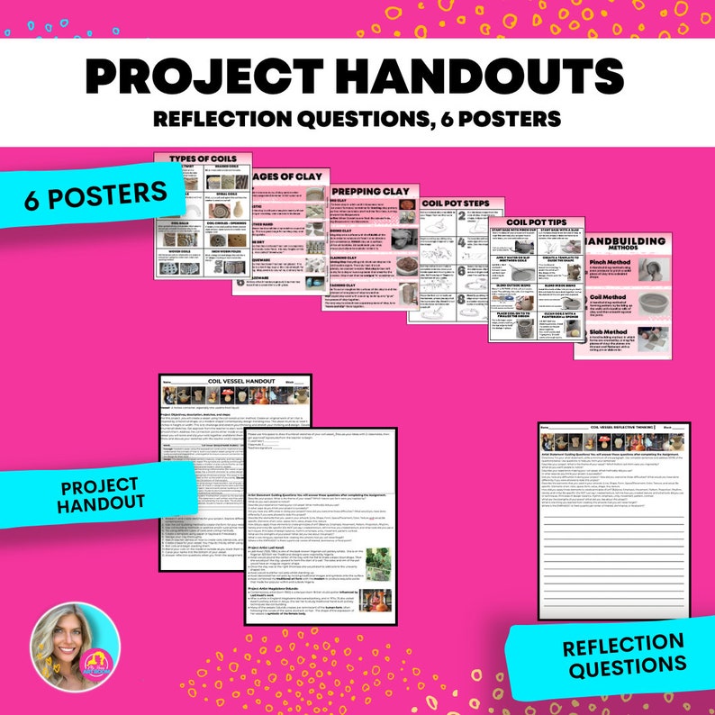 Ceramics Coil Vessel Lesson, Presentation, Handouts, Posters, Rubrics ...