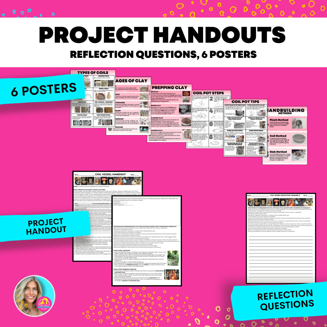 Ceramics Coil Vessel Lesson, Presentation, Handouts, Posters, Rubrics ...