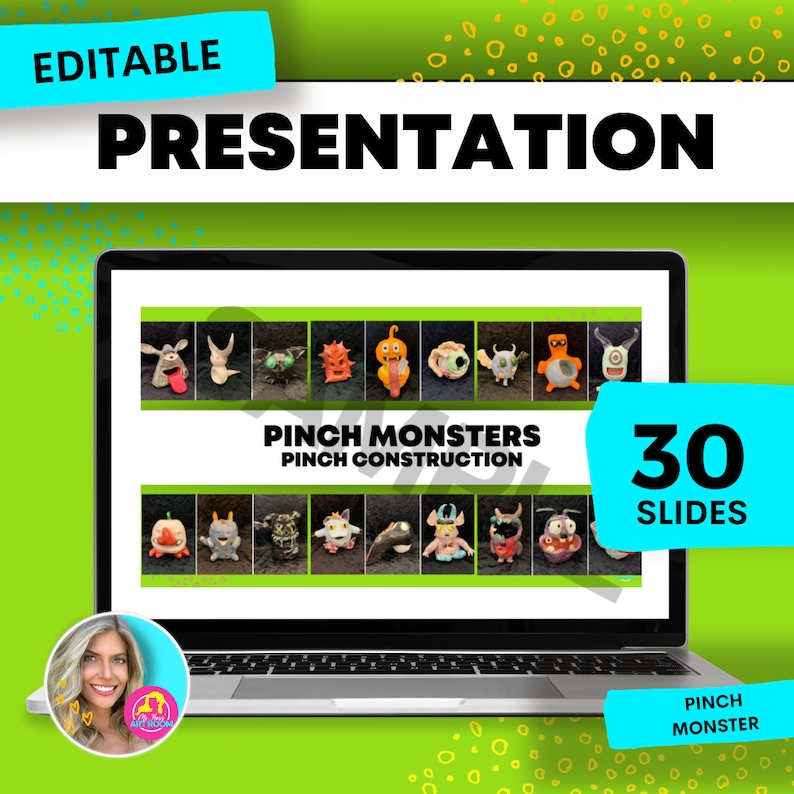 Ceramics and Clay Pinch Monster, Lesson, Presentation, Handouts ...