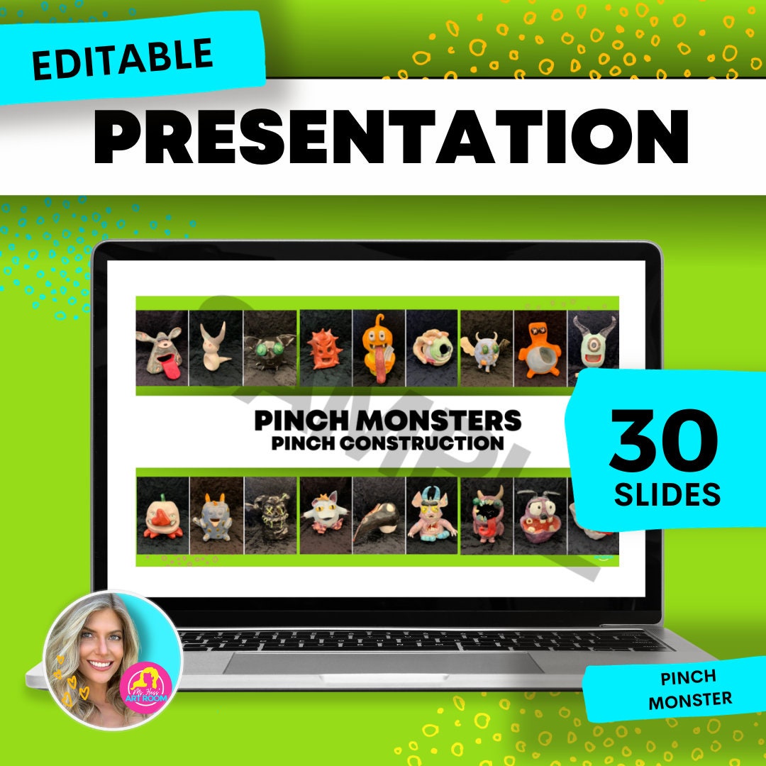 Ceramics and Clay Pinch Monster, Lesson, Presentation, Handouts ...