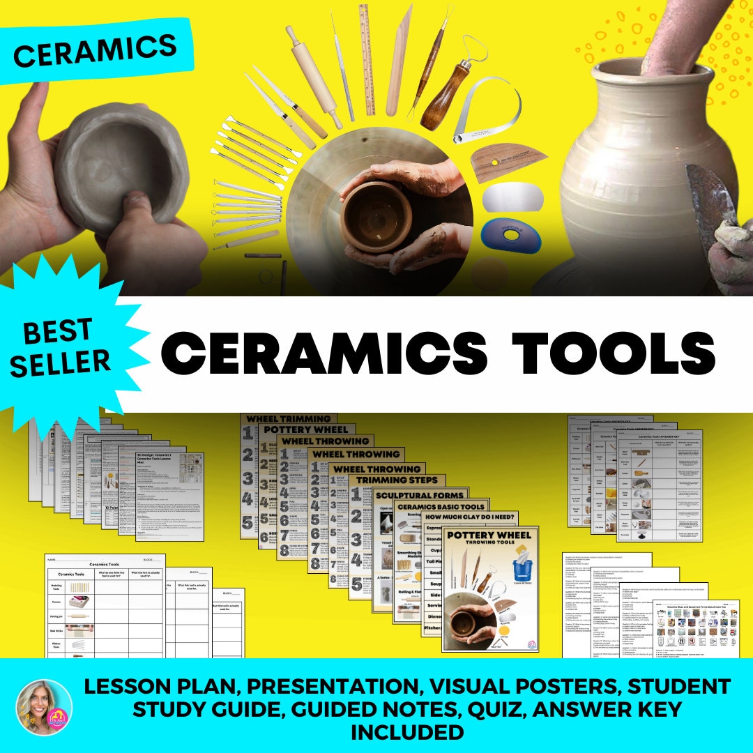 Visual Art Ceramics and Clay Tools Middle & High School Art - Etsy