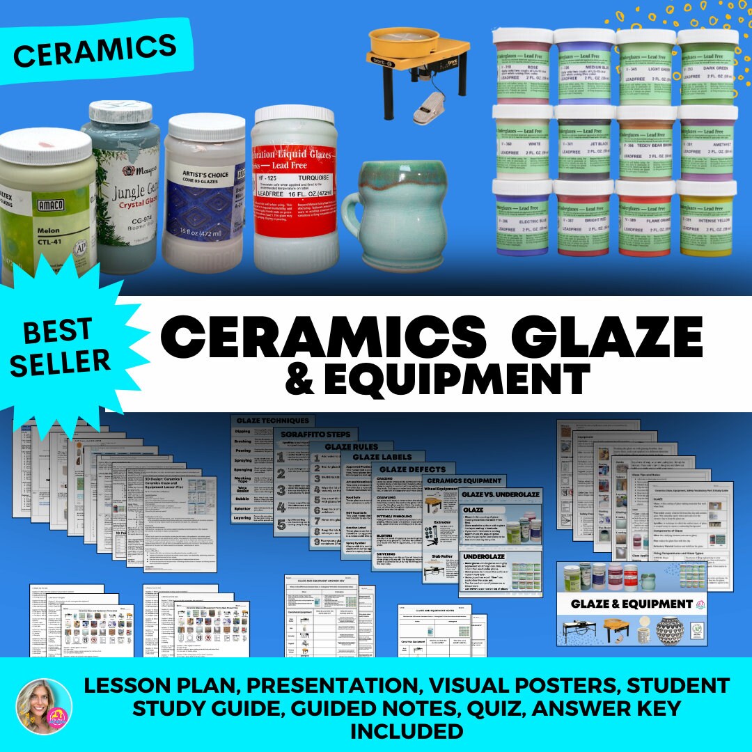 Visual Art Ceramics Glaze and Equipment Middle and High School Art - Etsy