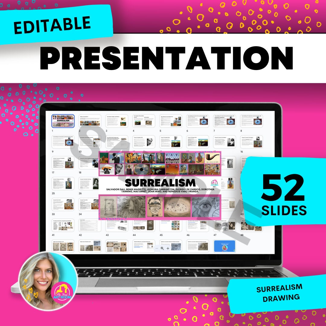 Visual Art- Surrealism Lesson, Presentation, 10 Handouts, Rubric ...