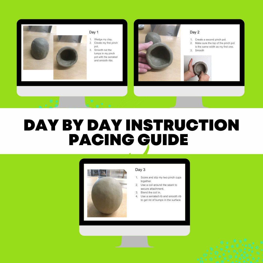 Ceramics and Clay Pinch Monster, Lesson, Presentation, Handouts ...