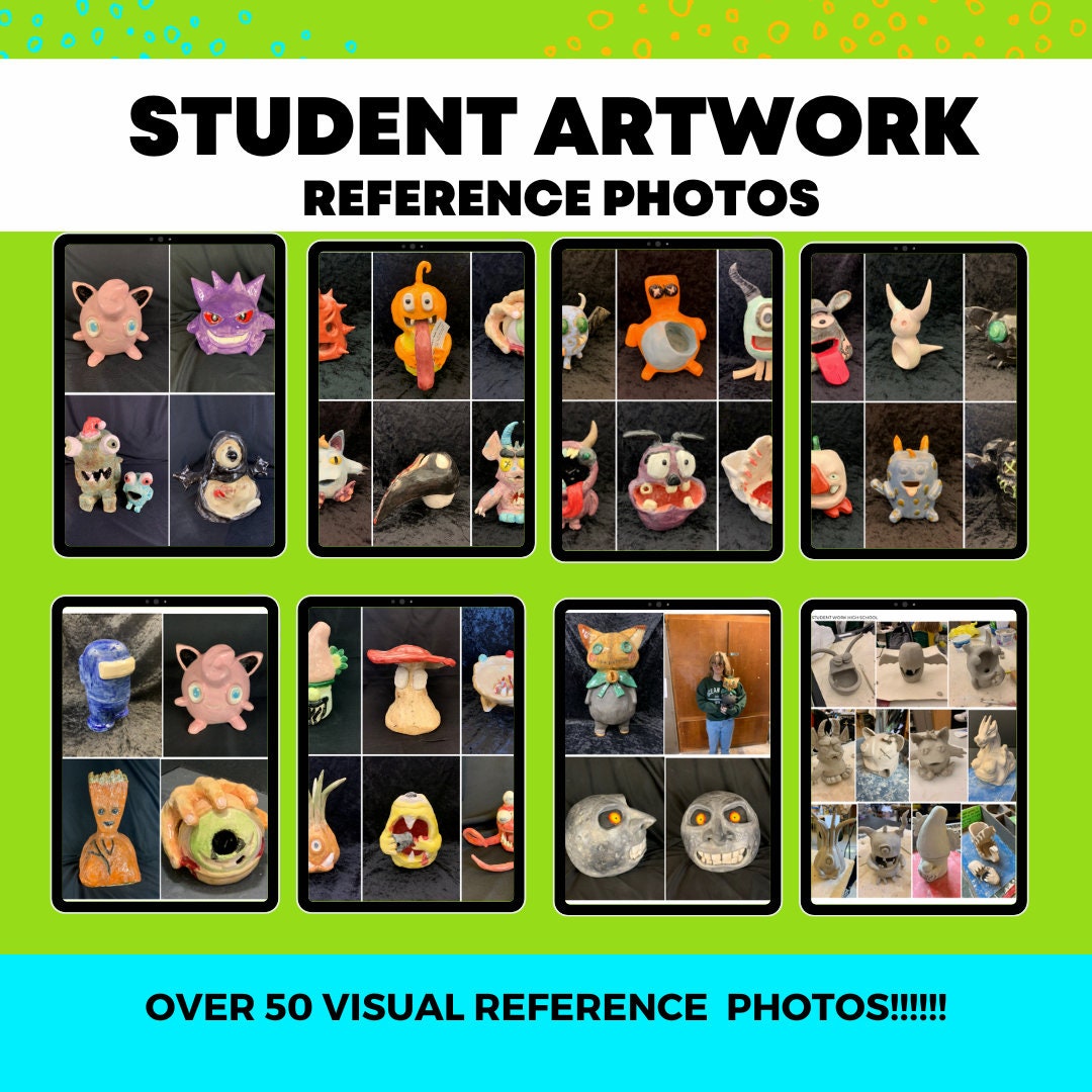 Ceramics and Clay Pinch Monster, Lesson, Presentation, Handouts ...