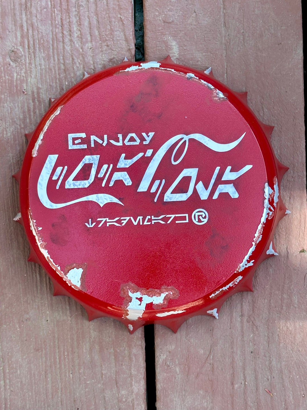 Galaxy's Edge Batuu Styled Coca Cola Bottle Cap Sign - Etsy