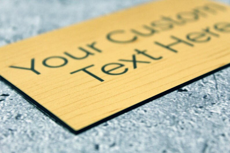 Custom Laser Engraved Sign | Various Colors & Sizes | Add Your Own Logo ...