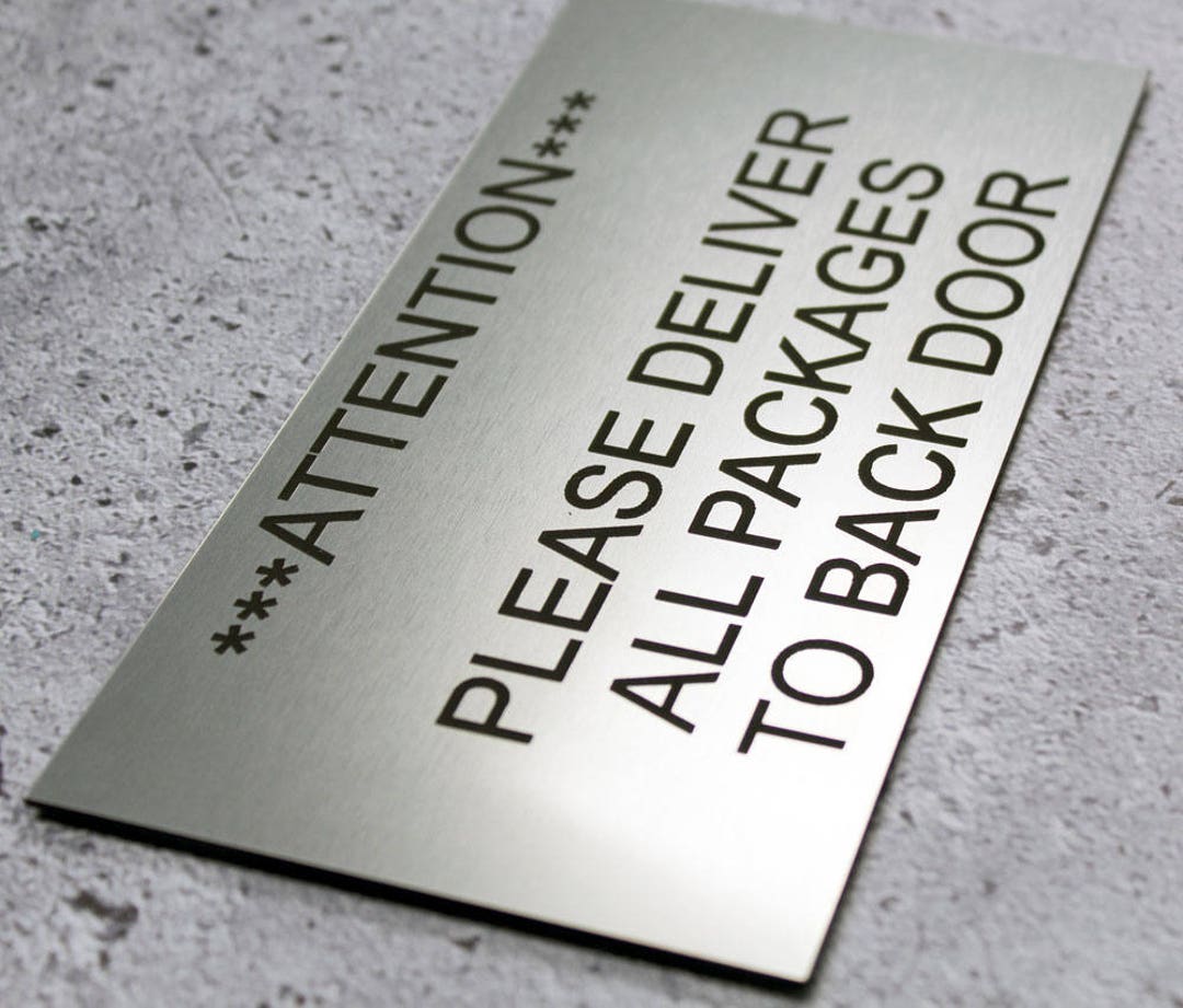 Custom Laser Engraved Sign | Various Colors & Sizes | Add Your Own Logo ...