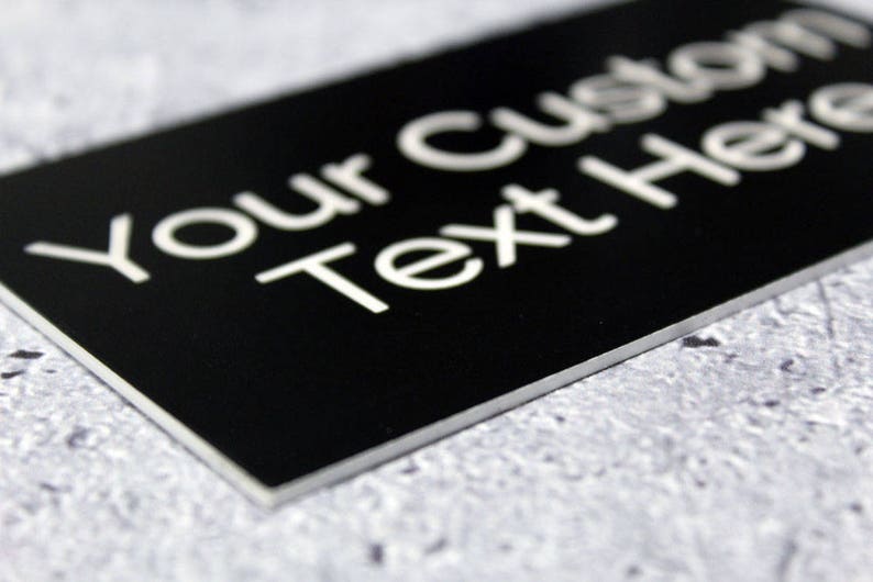 Custom Laser Engraved Sign | Various Colors & Sizes | Add Your Own Logo ... Custom Laser Engraved Sign | Various Colors & Sizes | Add Your Own Logo ...