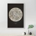 Moon Print Full Moon Print Moon Poster Moon Wall Art | Etsy