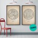 Constellation Print Set, Framed Art, Astronomy Print, Constellation Art ...