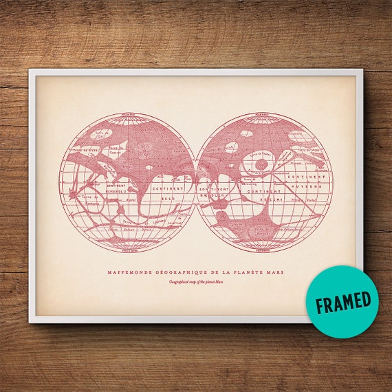 Printable Map Of Planet Mars