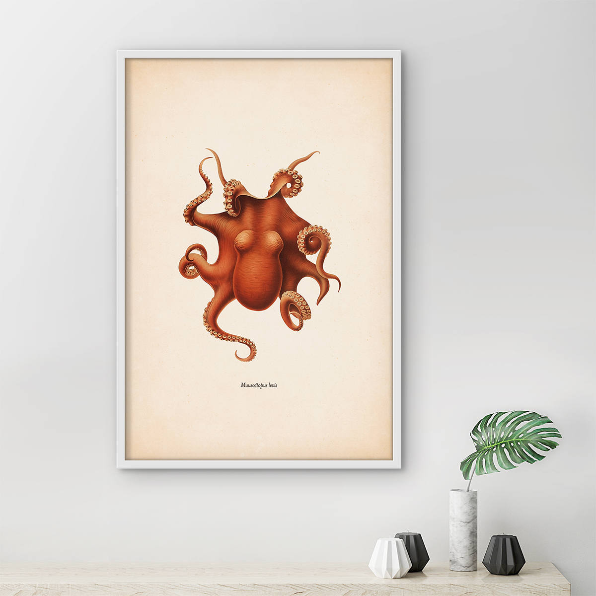 Octopus Print Octopus Poster Octopus Art Octopus Wall Art | Etsy