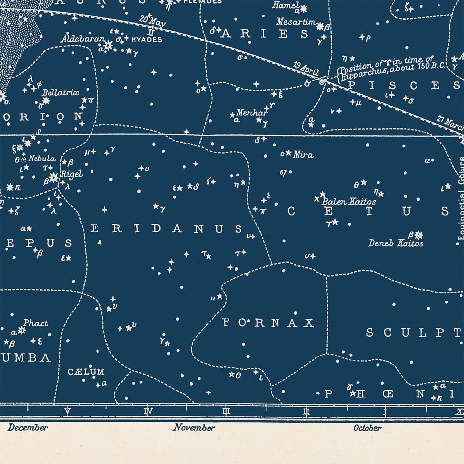 Star Map, Star Map Print, Constellations Chart Print, Constellation ...