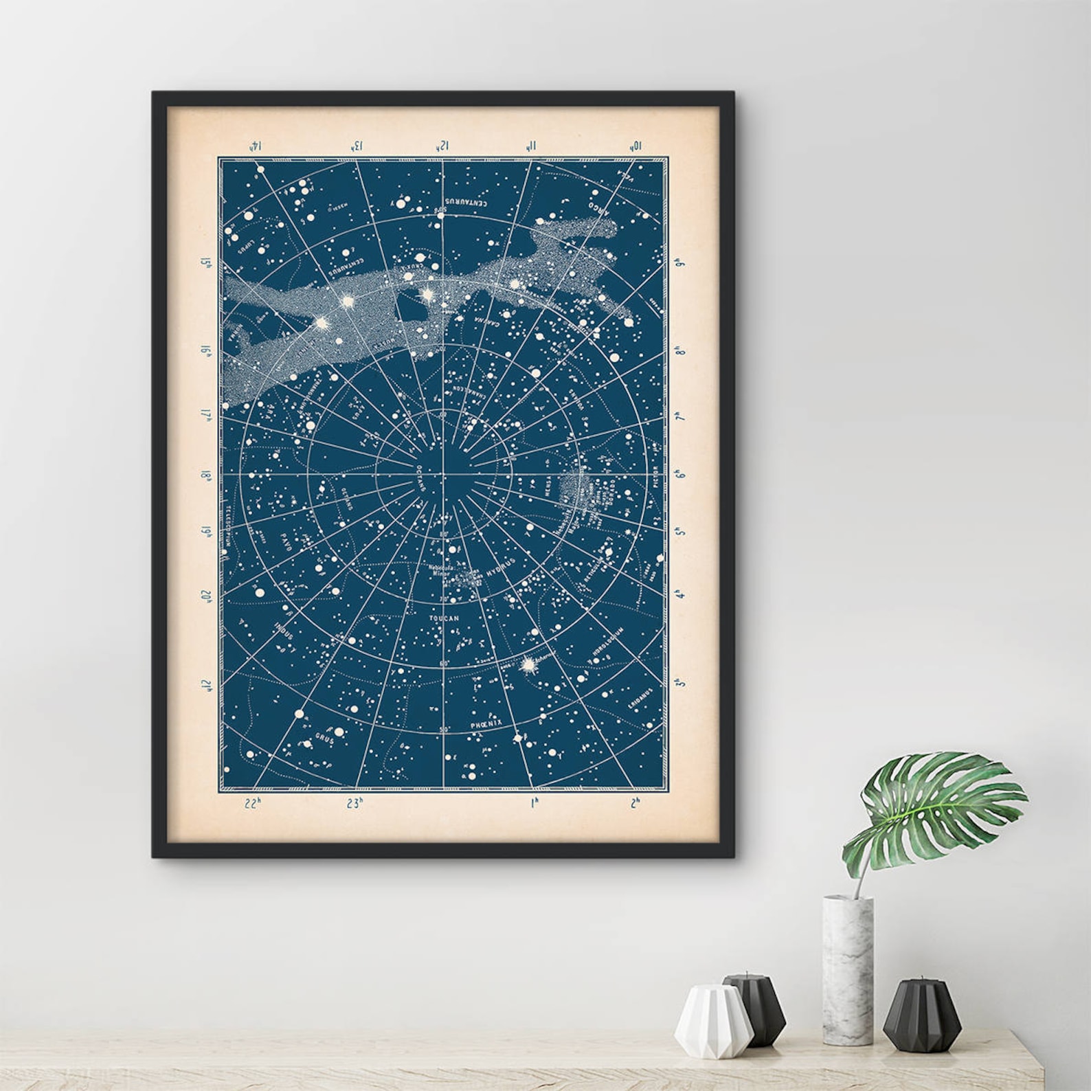 Star Chart Print Star Map Print Constellation Print | Etsy