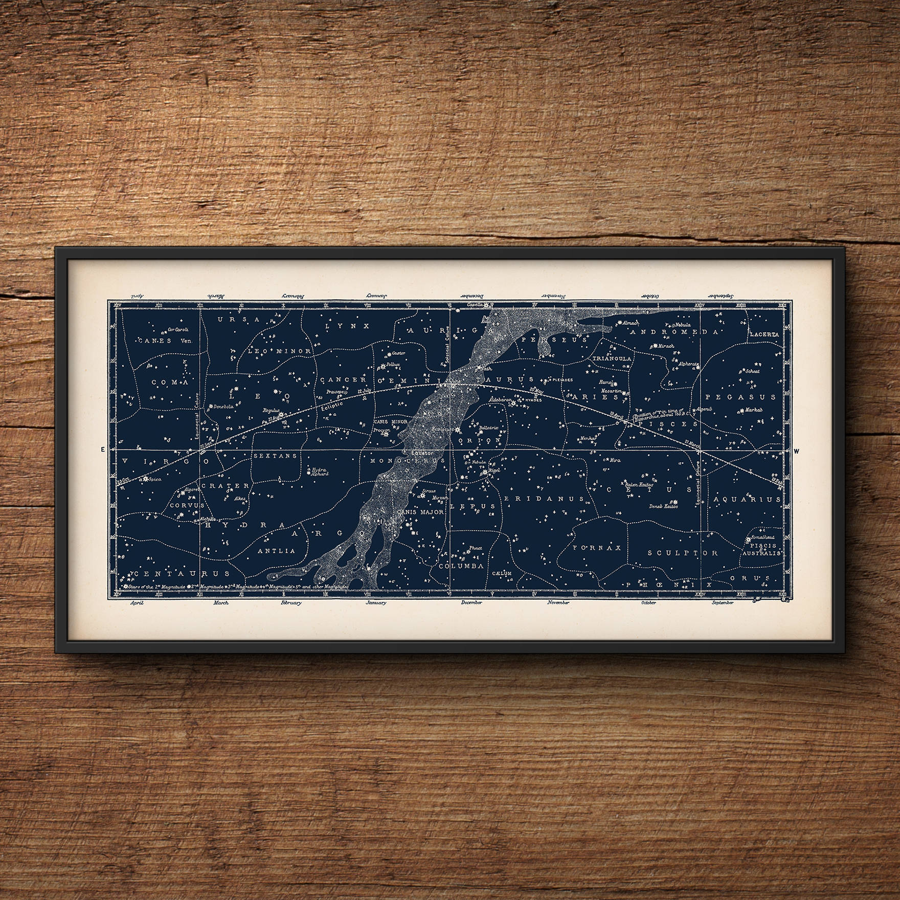 Star Map Star Map Print Constellations Chart Print - Etsy