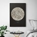 Moon Print, Full Moon Print, Moon Poster, Moon Wall Art, Nautical Decor ...
