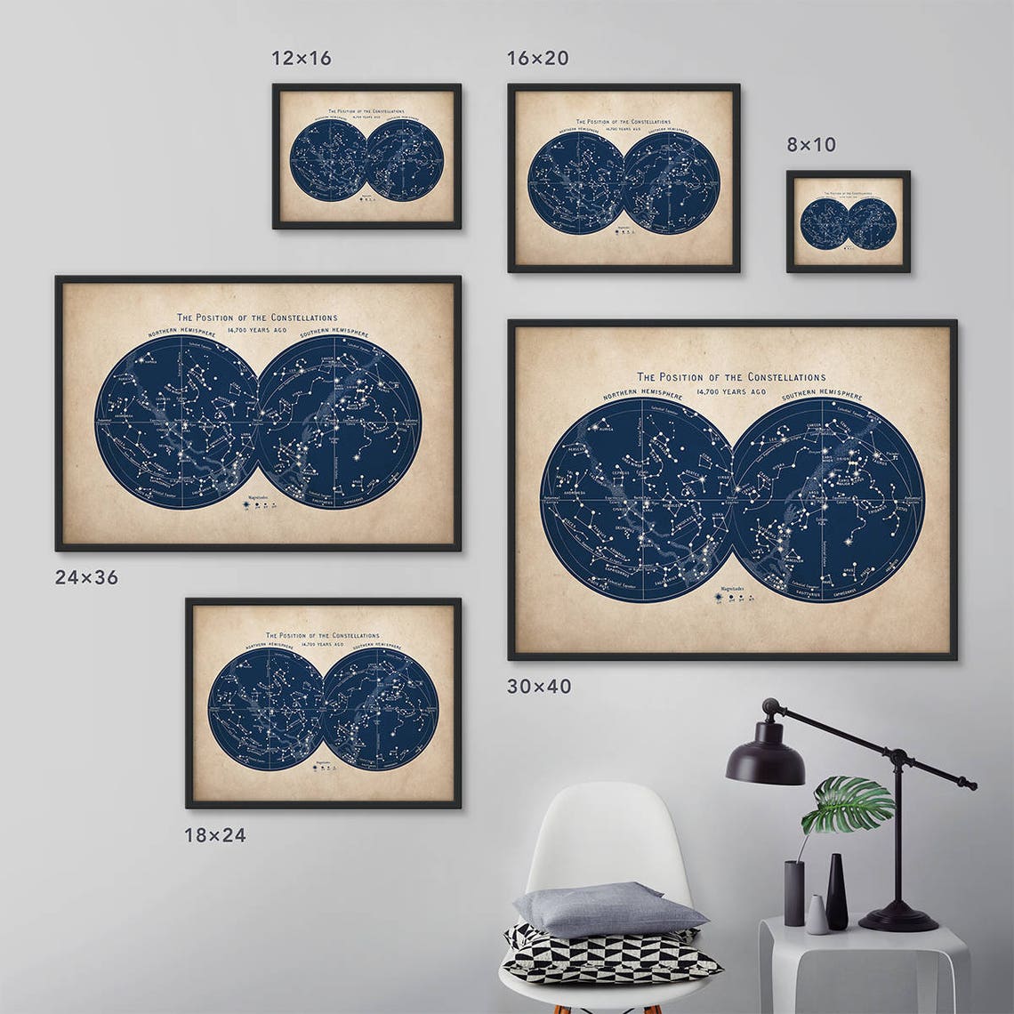 Constellation Print Star Map Constellation Art Astronomy - Etsy