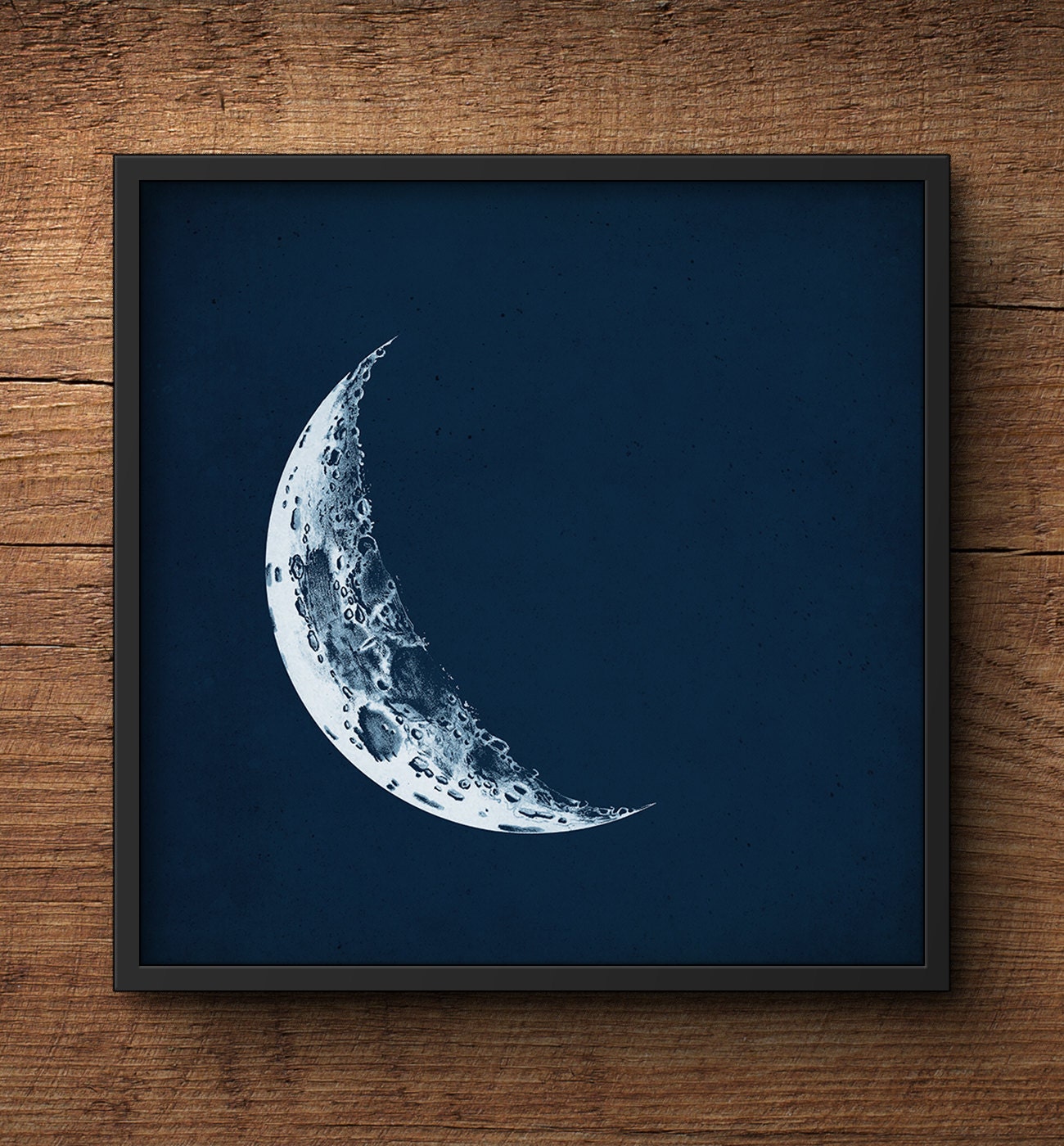 Moon phases Framed art set Moon phases posters Moon prints | Etsy
