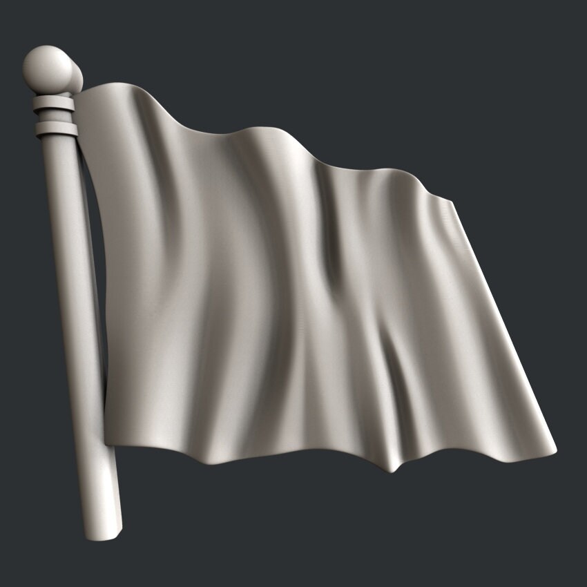 3d STL Models for CNC Router Flags - Etsy