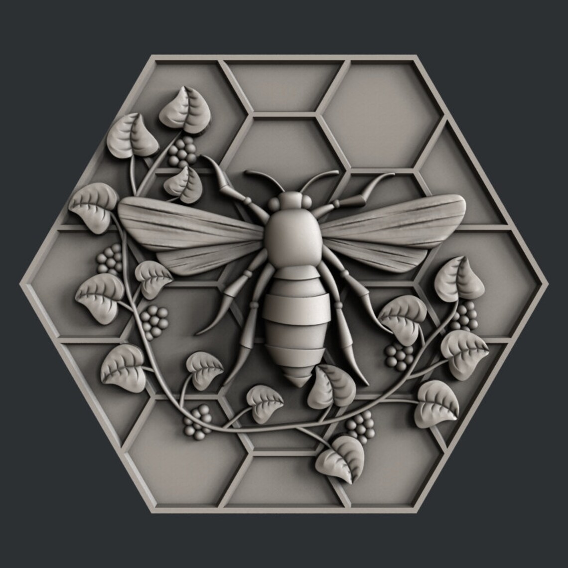 3d STL Models for CNC Set Bee - Etsy