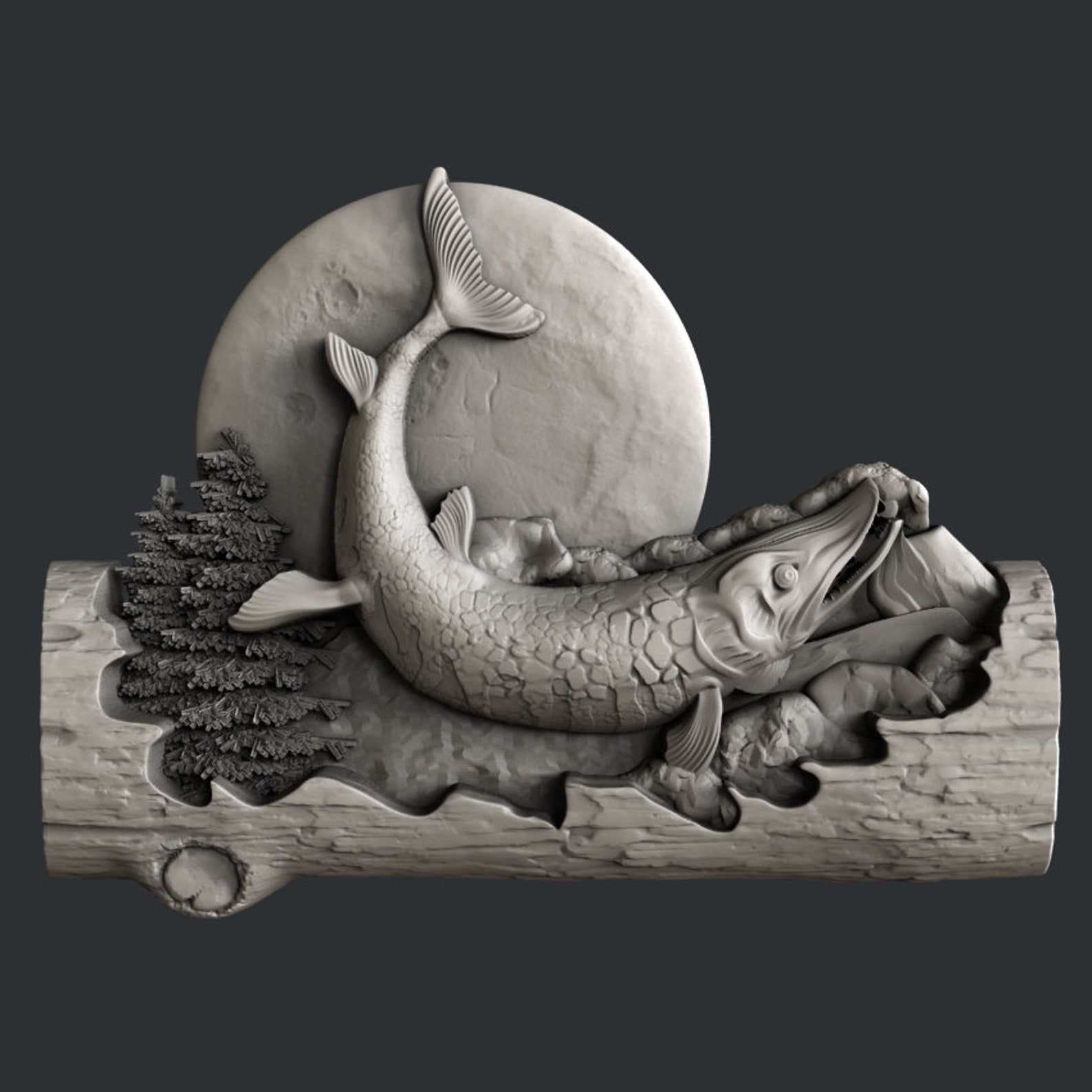 3d STL Models for CNC Fish - Etsy